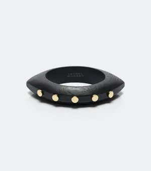Isabel Marant Étoile Layla Studded Wood Bangle - Black
