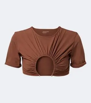 Christopher Esber Cutout Bikini Top - Brown