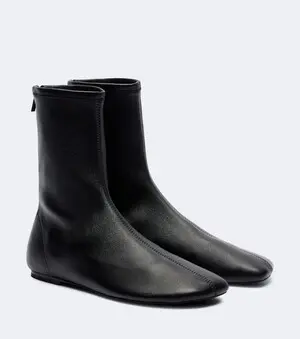 A.emery Sutherland Leather Ankle Boots - Black