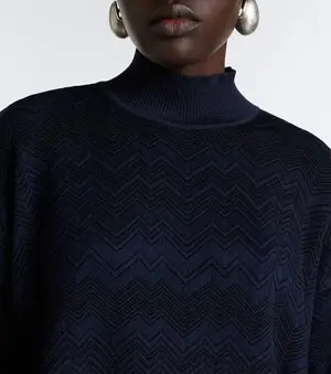 Missoni Zigzag High Neck Sweater