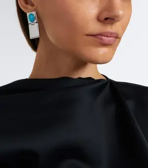 DEHANCHE Embellished Pendant Earrings