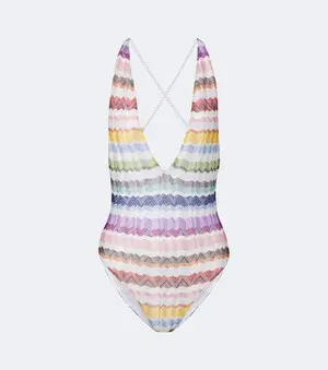 Missoni Zigzag One-piece Swimsuit - Multicoloured