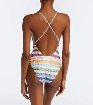 Missoni Zigzag One-piece Swimsuit - Multicoloured