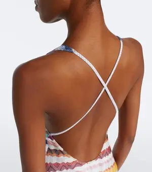 Missoni Zigzag One-piece Swimsuit - Multicoloured