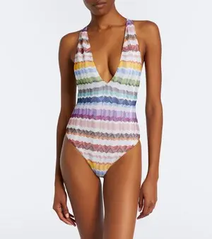 Missoni Zigzag One-piece Swimsuit - Multicoloured