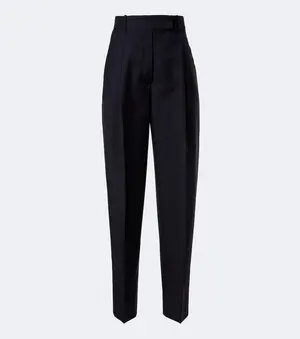 RÓHE Daria Wool And Mohair Pants - Blue