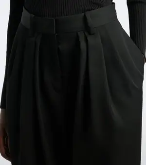 Isabel Marant Étoile Janice Pleated Wool Trousers