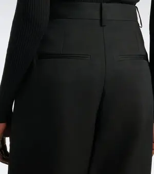 Isabel Marant Étoile Janice Pleated Wool Trousers