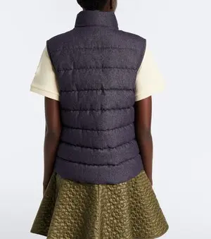 Moncler Bessez Denim Down Vest