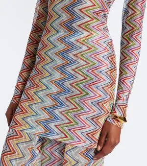 Missoni Zigzag Knit Mini Dress