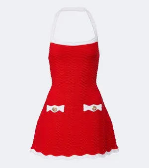 Retrofete Ondina Ribbed-knit Mini Dress