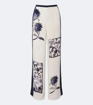 SIR. Phillipa Floral Wide-leg Pants - Multicoloured