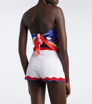Retrofete Alivia Silk Bandeau Top - Multicoloured