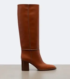 GIANVITO ROSSI Leather Knee-high Boots