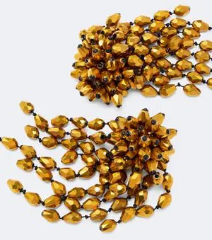 Isabel Marant Étoile Beaded Clip-on Earrings - Gold