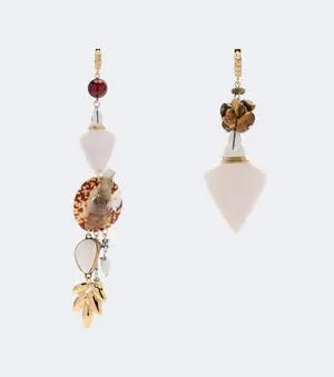 Isabel Marant Étoile Anna Asymmetric Drop Earrings - Multicoloured