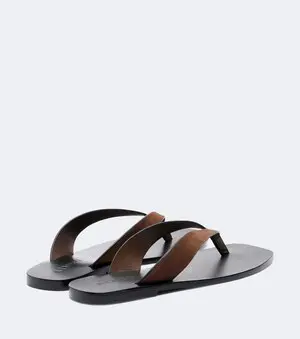A.emery Kinto Suede Thong Sandals - Brown
