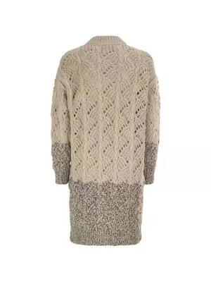 Fabiana Filippi Openwork Knit Zip-up Cardigan - Neutrals