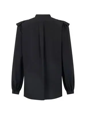 Alberta Ferretti Ruffled Lace-panel Shirt