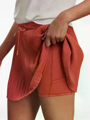 Varley Davina Pleated Skort - Red