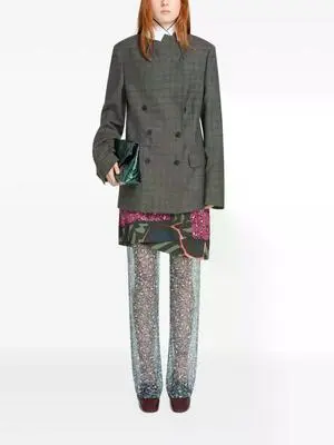 Dries Van Noten Double-breasted Wool Blazer