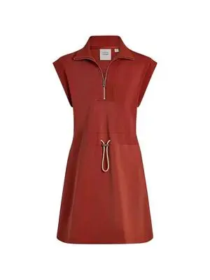 Varley Avaya Half-zip Dress - Red