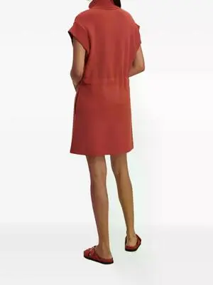 Varley Avaya Half-zip Dress - Red