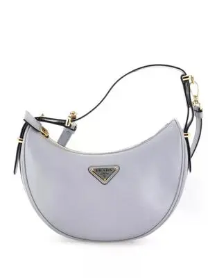 Prada Prada Half Moon Hobo Bag Grey