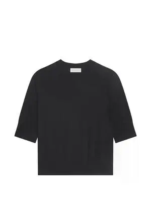 Dries Van Noten Fine Merino Wool Short-sleeved Sweater