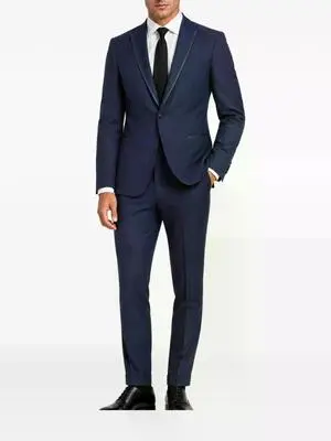 RAMON SANJURJO Satin-trim Peaked-lapel Dinner Suit