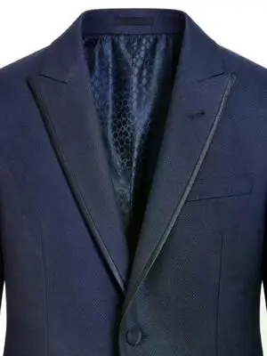 RAMON SANJURJO Satin-trim Peaked-lapel Dinner Suit