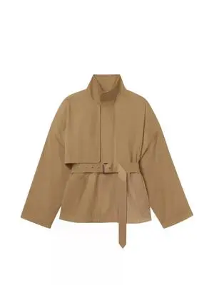 FRAME Belted Storm-flap Jacket - Neutrals