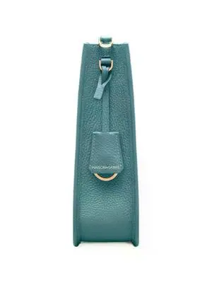 MAISON DE SABRE Grainy Leather Saddle Bag - Blue