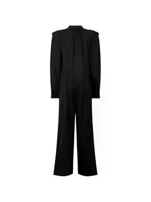 Alberta Ferretti Gathered Jumpsuit - Black