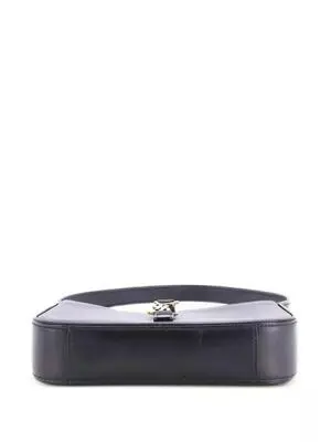 Saint Laurent Le 5 À 7 Leather Mini Shoulder Bag - Black