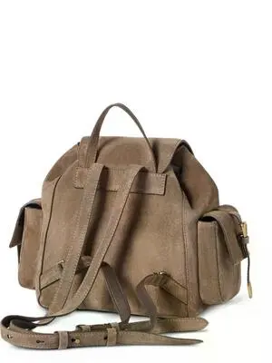 Brunello Cucinelli Suede Sartorial Backpack - Neutrals