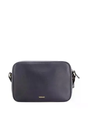 Versace La Medusa Flap Pocket Camera Bag - Black
