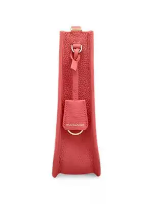 MAISON DE SABRE Mini Pebbled Leather Saddle Bag - Pink