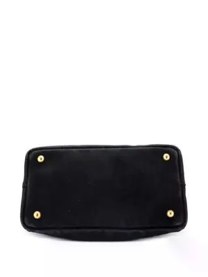 Prada Canapa Convertible Canvas Mini Tote Bag