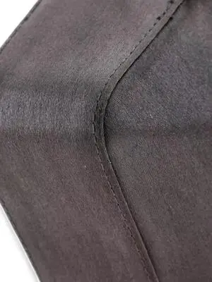 Prada Satin Satchel Top Handle Bag - Grey