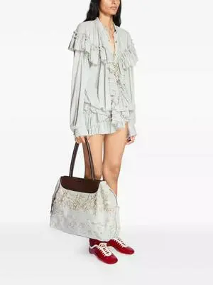 Dries Van Noten Embroidered Shoulder Bag