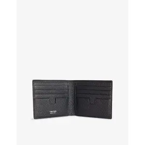 TOM FORD Logo Bifold Leather Wallet