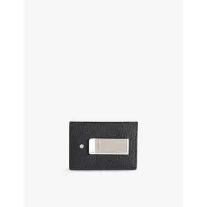 TOM FORD Logo Clip Leather Card Holder - Black