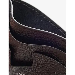 TOM FORD Logo Clip Leather Card Holder - Black