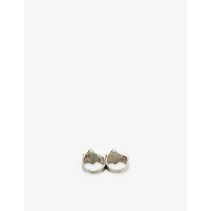 TWOJEYS Sterling-plated Brass Knuckle Ring