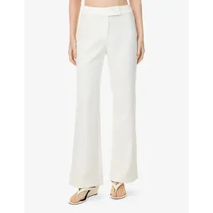 PRETTY LAVISH Verona Straight-leg Tweed Trousers