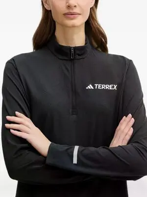 Adidas Half-zip Sweatshirt With Logo Detail
