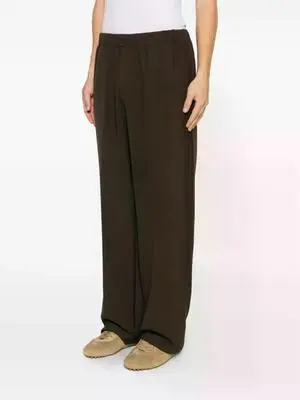 Sandro Elasticated Wide-leg Trousers