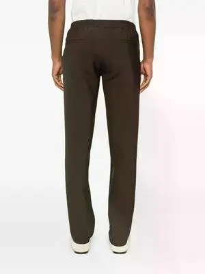 Sandro Monogram Pattern Straight-leg Trousers