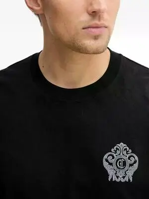 Just Cavalli Logo-embroidered T-shirt
